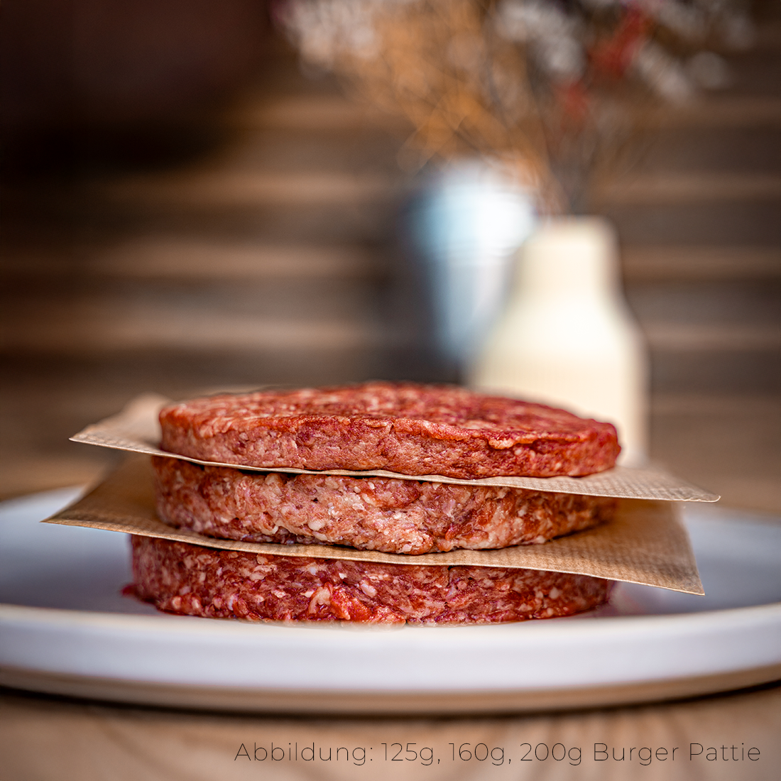 Wagyu F1 Burger Patties kaufen | Wagyu Zucht Nordfriesland